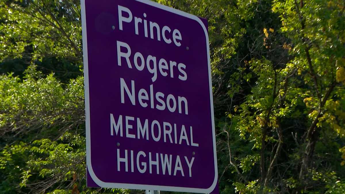 Road signs installed on highway renamed in honor of Prince