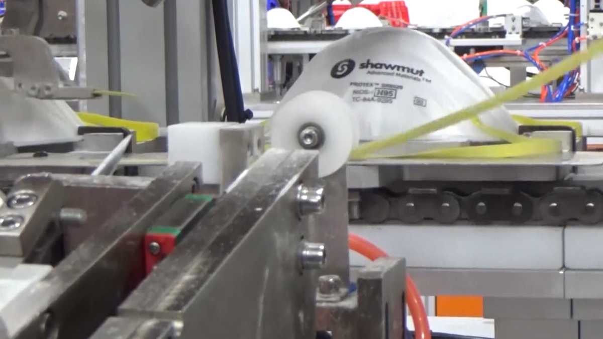 Mass. textile company shifts to manufacturing N95 face masks