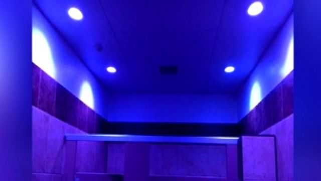 Sheetz station installs blue lights in bathroom to prevent addicts from ...