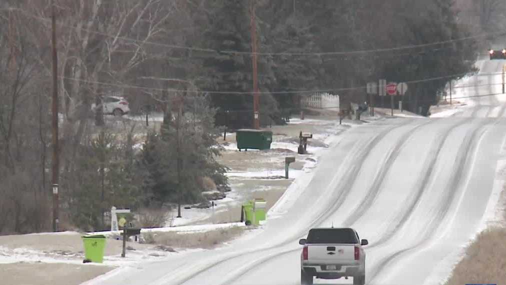 Sleet, freezing rain make getting around a challenge