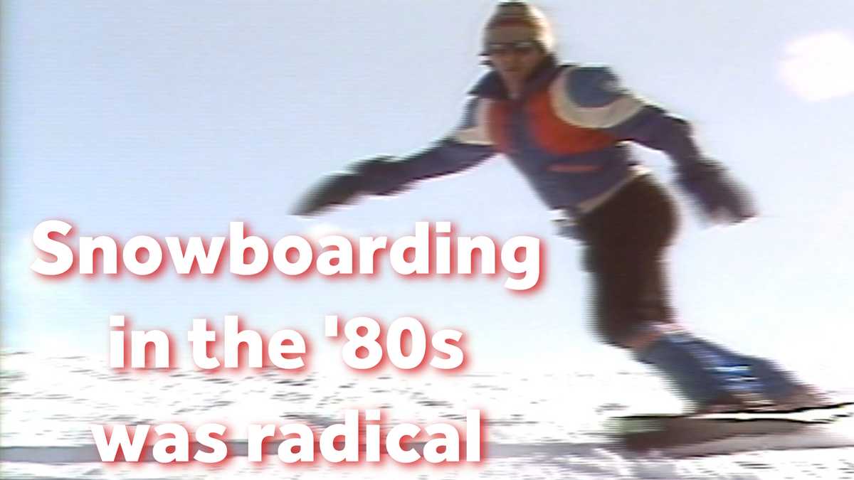 RETRO FIND: Early snowboarding was radical