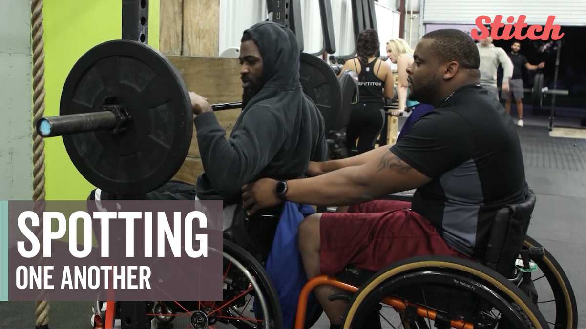 Friends with spinal cord injuries encourage one another through ...