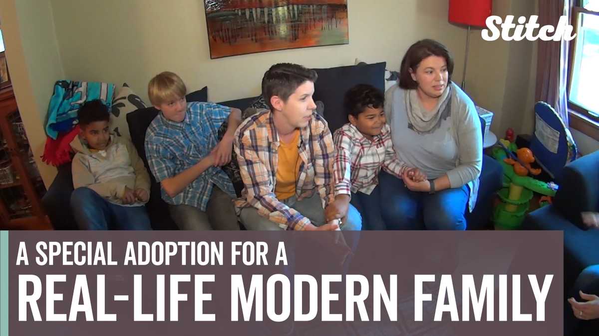 Special adoption for a real-life modern family
