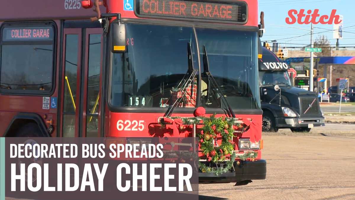 Bus driver transforms her bus into a Christmas wonderland on wheels