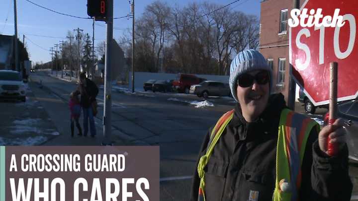 Woman hopes to win title of 'America's Favorite Crossing Guard'