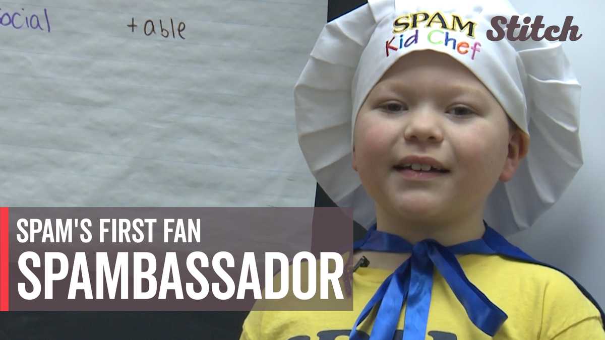 Boy with autism becomes Spam's first official fan 'Spambassador'