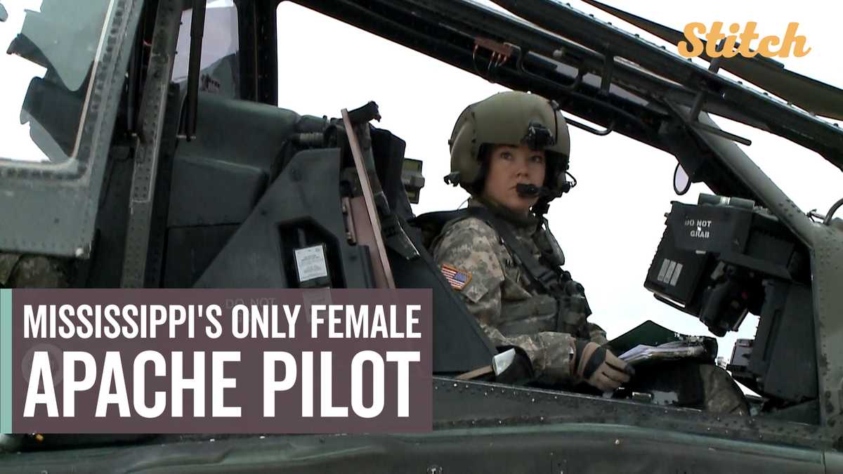 Female Apache helicopter pilot wants to be a role model for young women