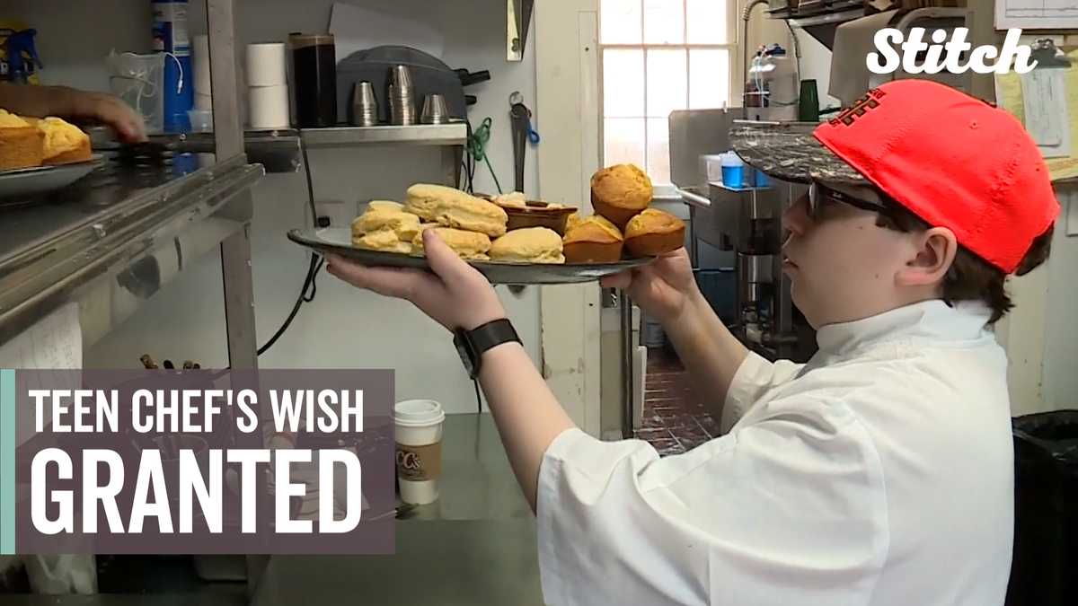 Teen becomes chef for a day thanks to Make-A-Wish