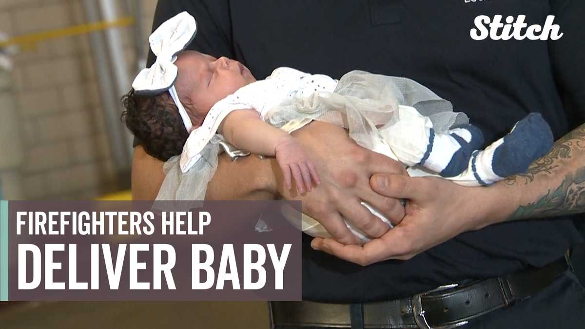 Firefighters honored for emergency baby delivery