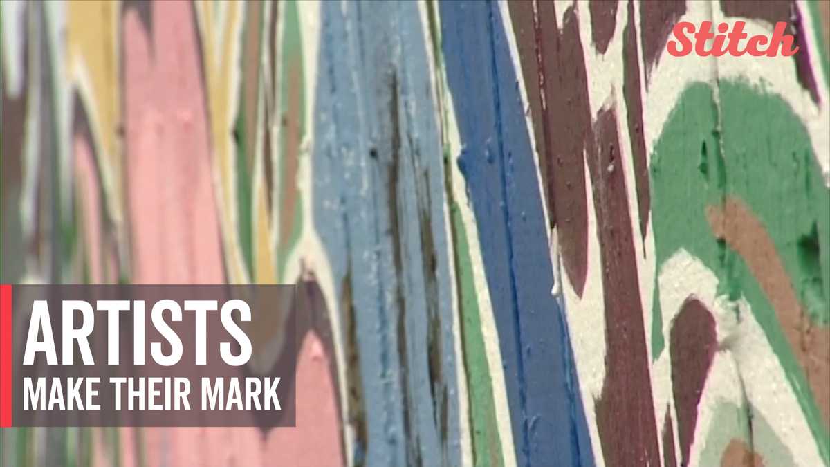 Graffiti-plagued area gets makeover thanks to group of artists