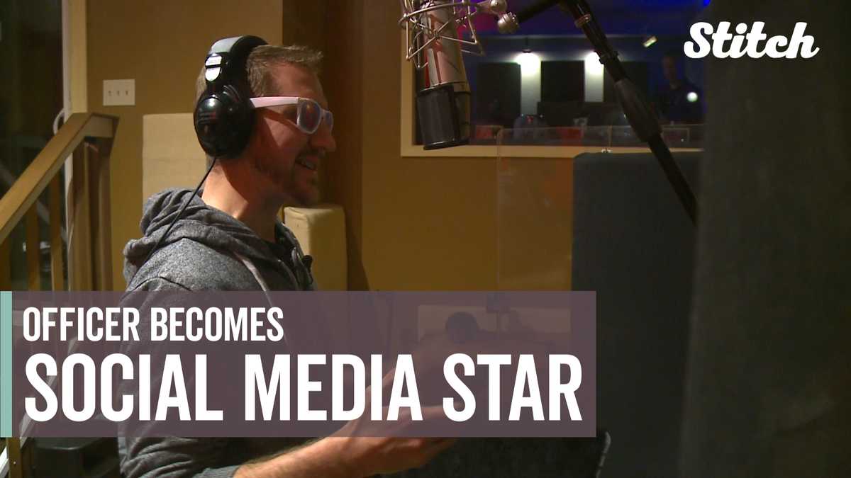 Police officer makes people laugh and learn with social media videos