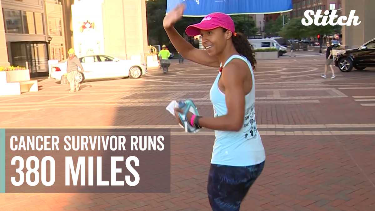 Breast cancer survivor running nearly 400 miles to raise money, awareness
