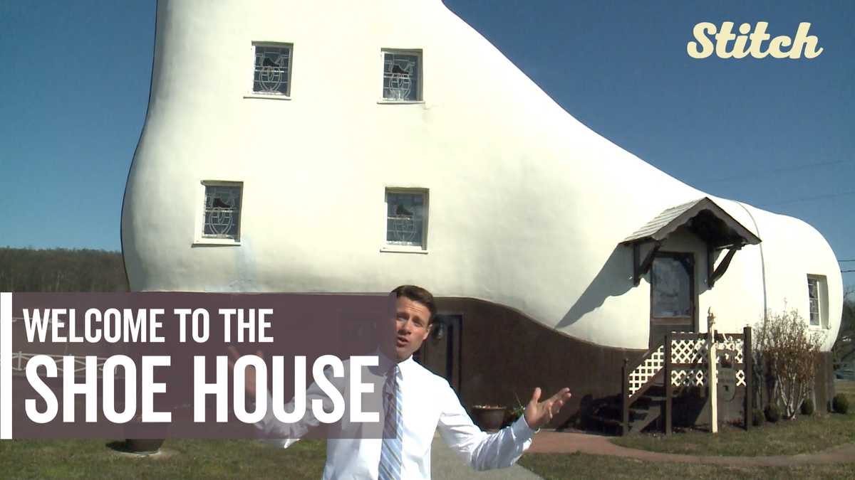This shoe house is sure to keep you on your toes
