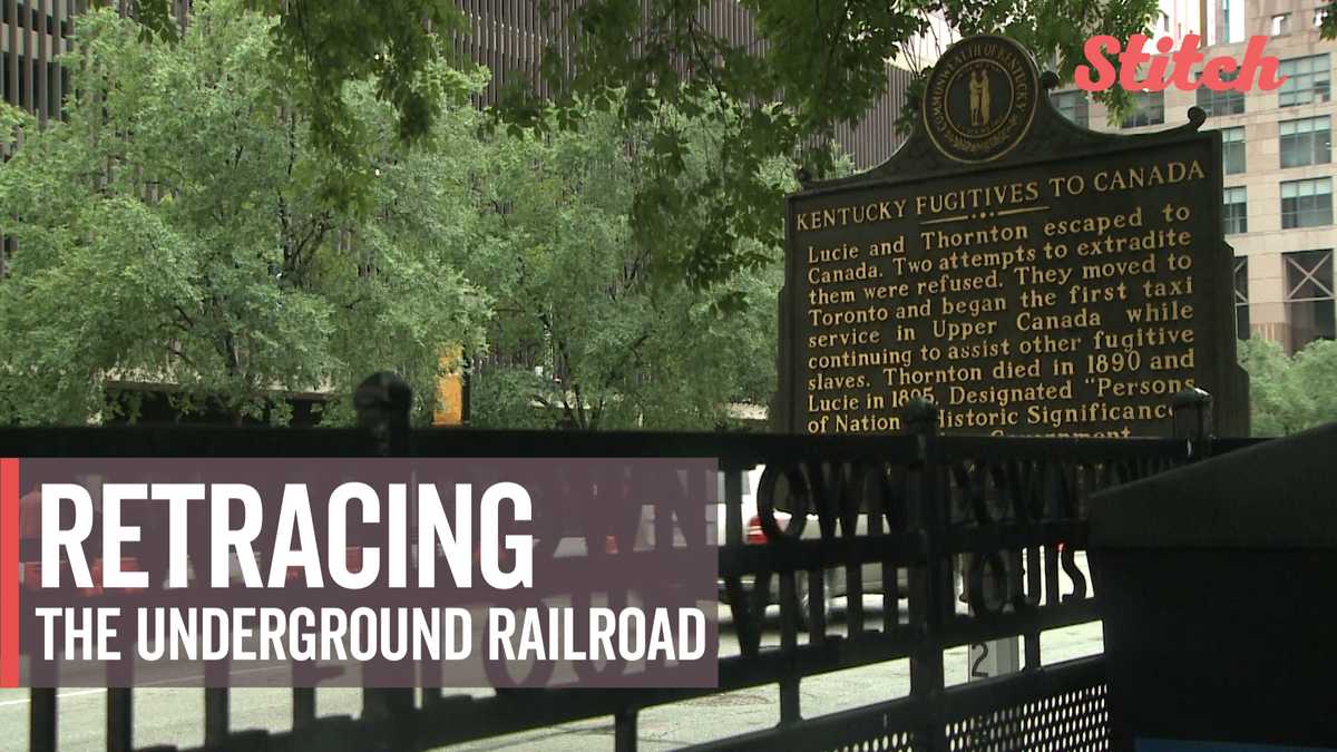 Two men trace path of historic Underground Railroad on bicycles