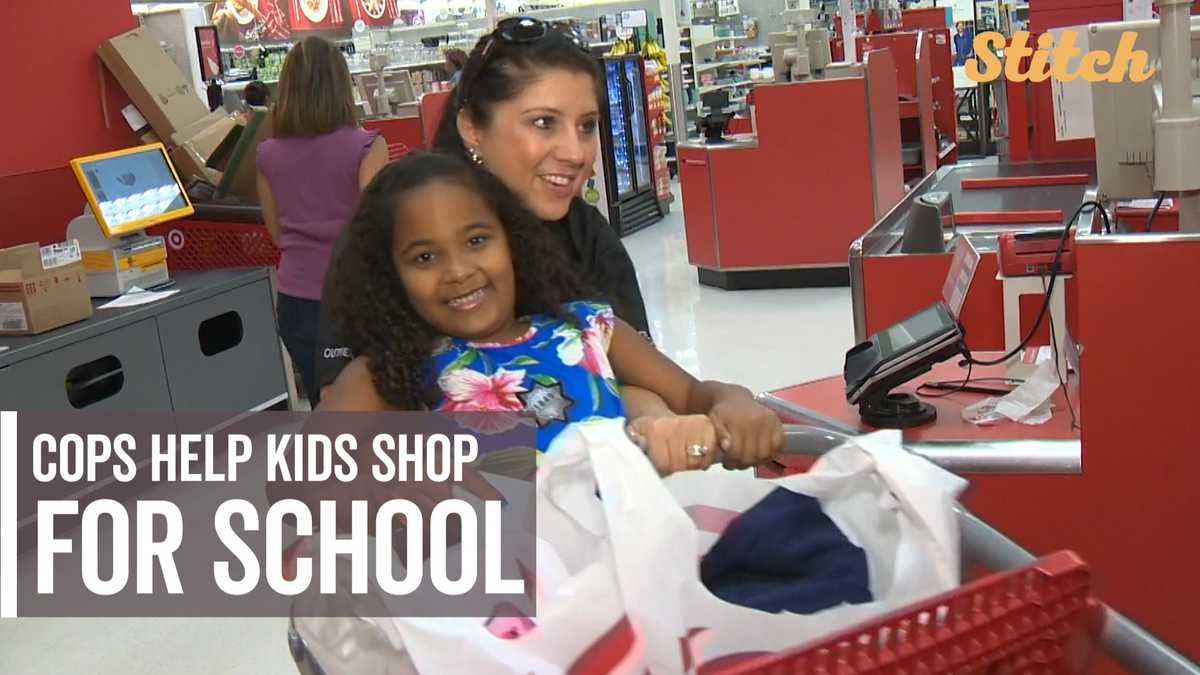 Shop with a Cop program helps underprivileged kids prepare for school ...
