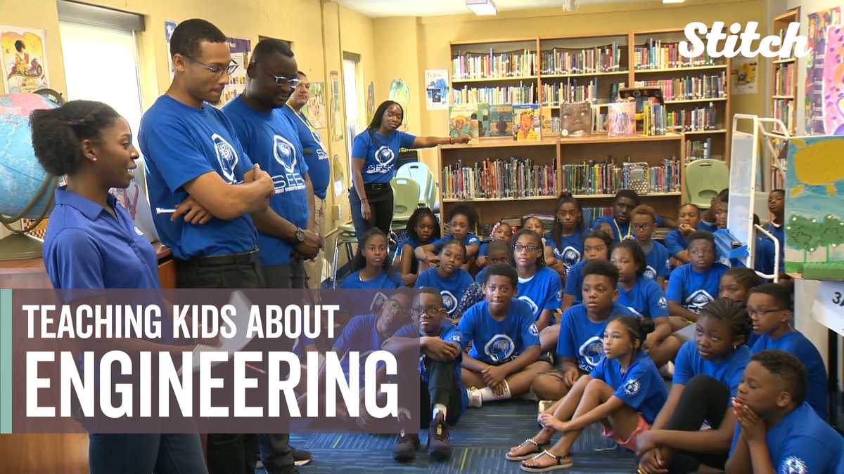 Summer camp teaches children about engineering
