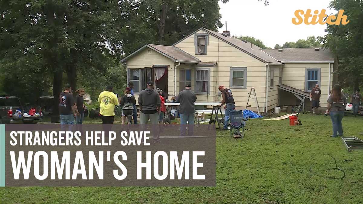 Kindness of strangers helps save woman's home