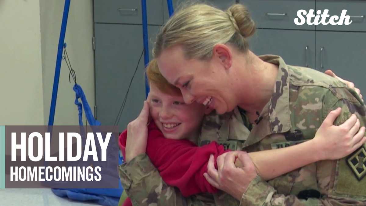 Here are 8 of the most heartwarming soldier surprises