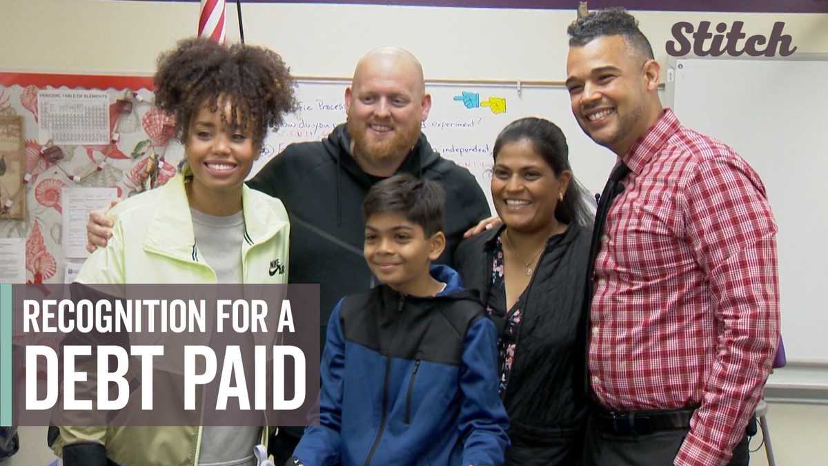 Fifth-grader receives surprise recognition for paying off fellow ...