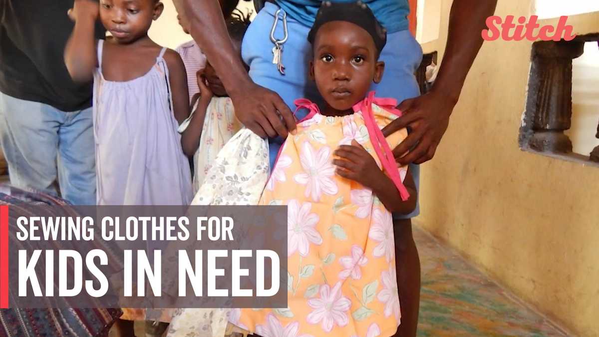 Woman makes 1,000 outfits for children in impoverished countries