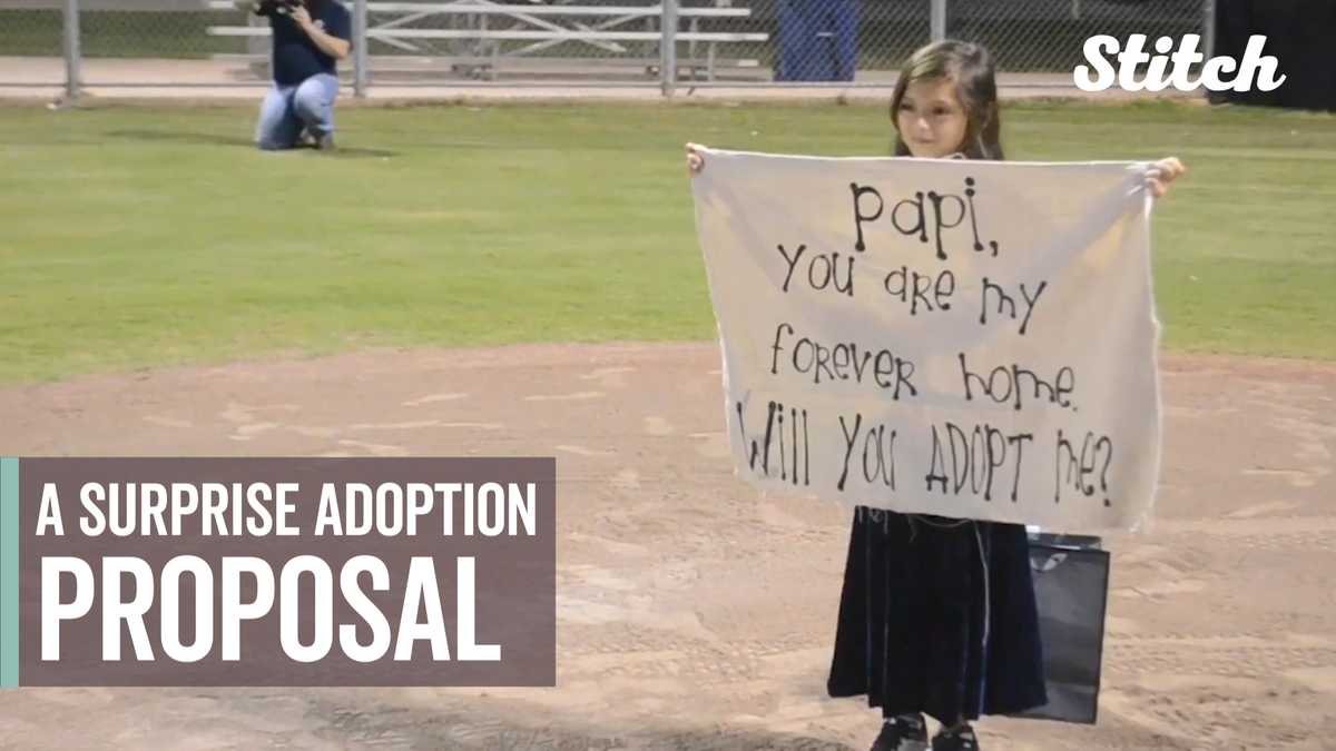 'You are my forever home': 8-year-old surprises stepdad with adoption ...