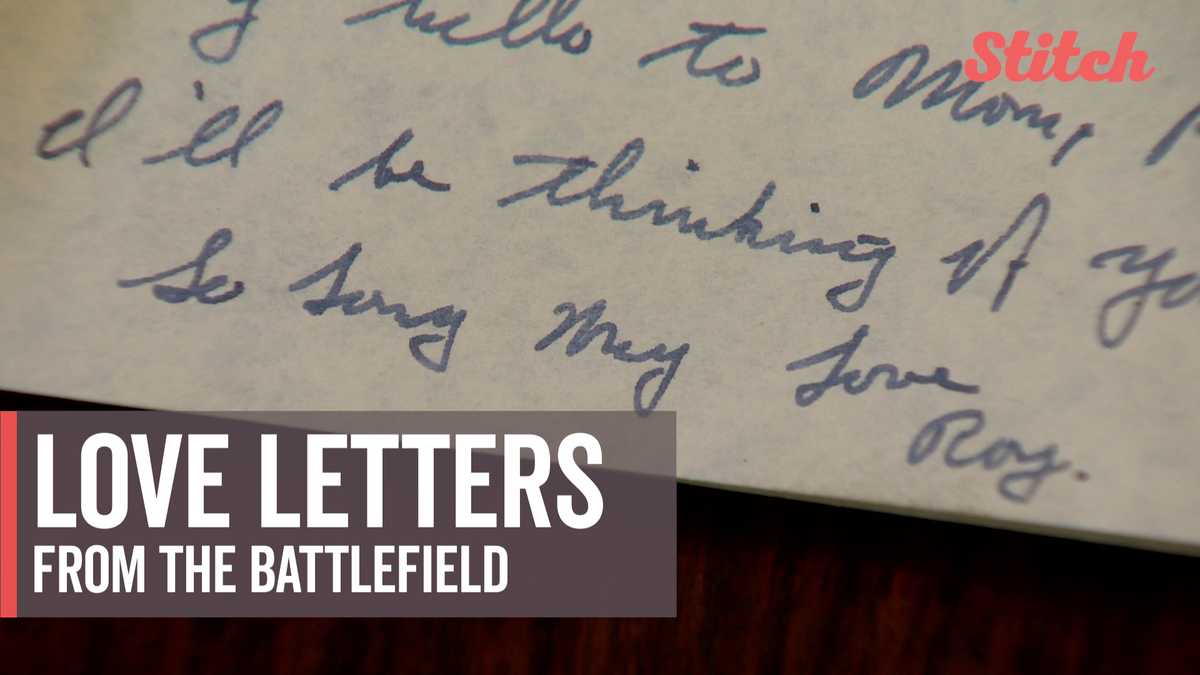 Hundreds of lost World War II-era love letters found