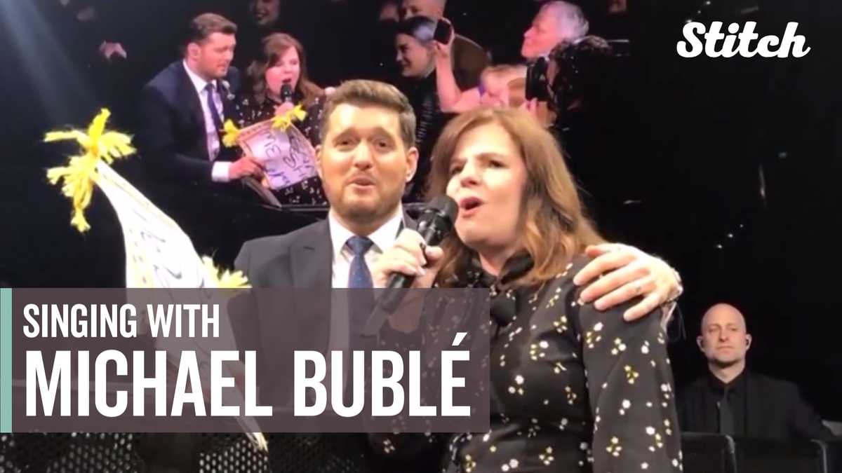 'It was just incredible': Teacher sings duet with Michael Bublé