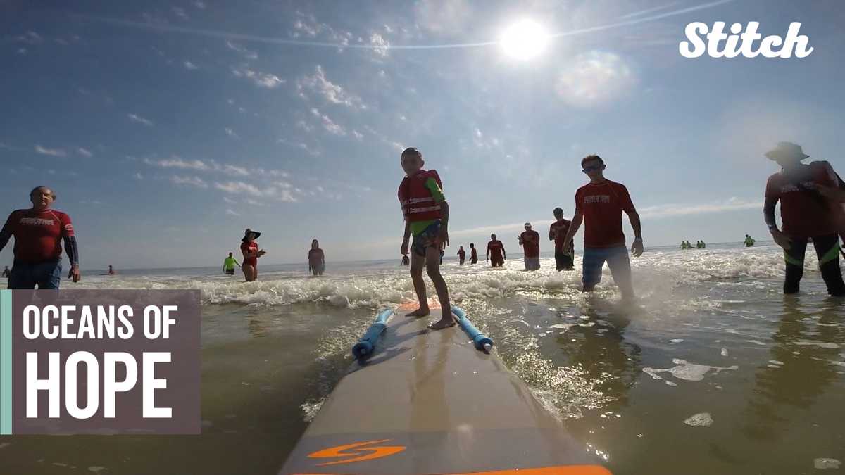 Adaptive surfing program gives people with disabilities a day on the water