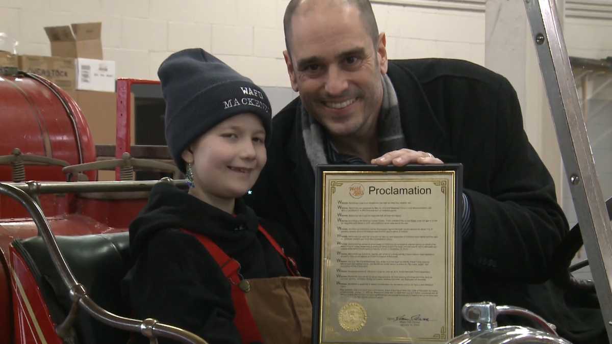 Fire department makes 9-year-old girl with terminal cancer honorary ...