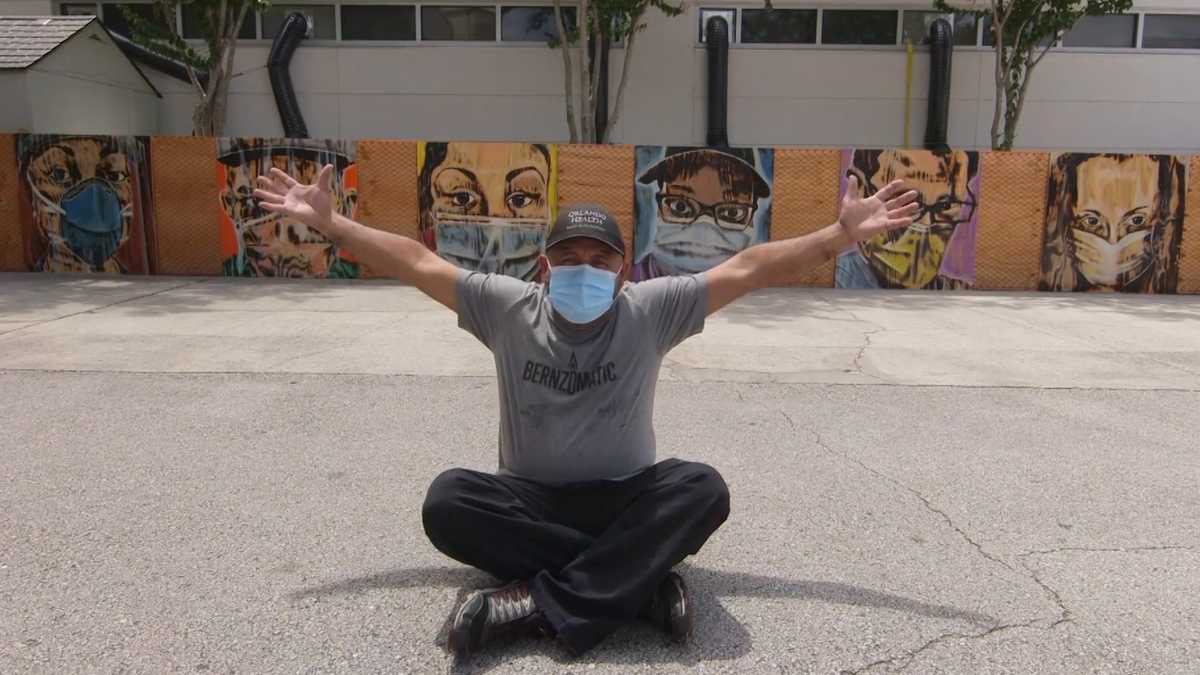 Artist’s tribute to health care workers offers source of unity, hope to ...
