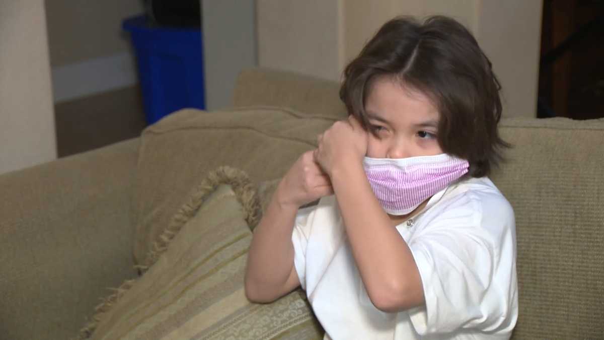 10-year-old invents T-shirt mask combo