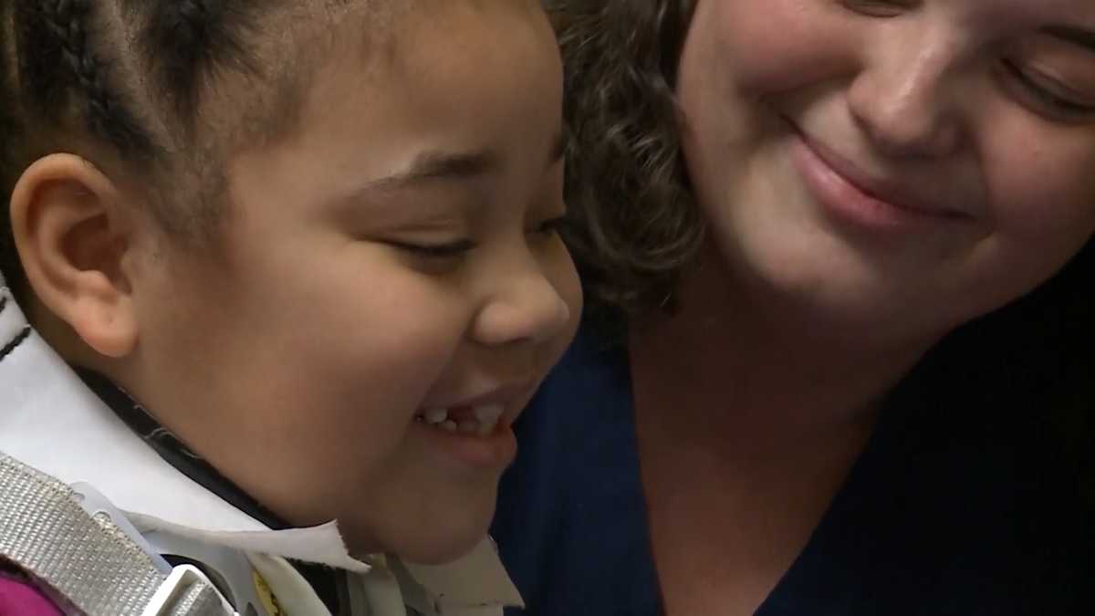 Child battles paralysis after car accident with family's support