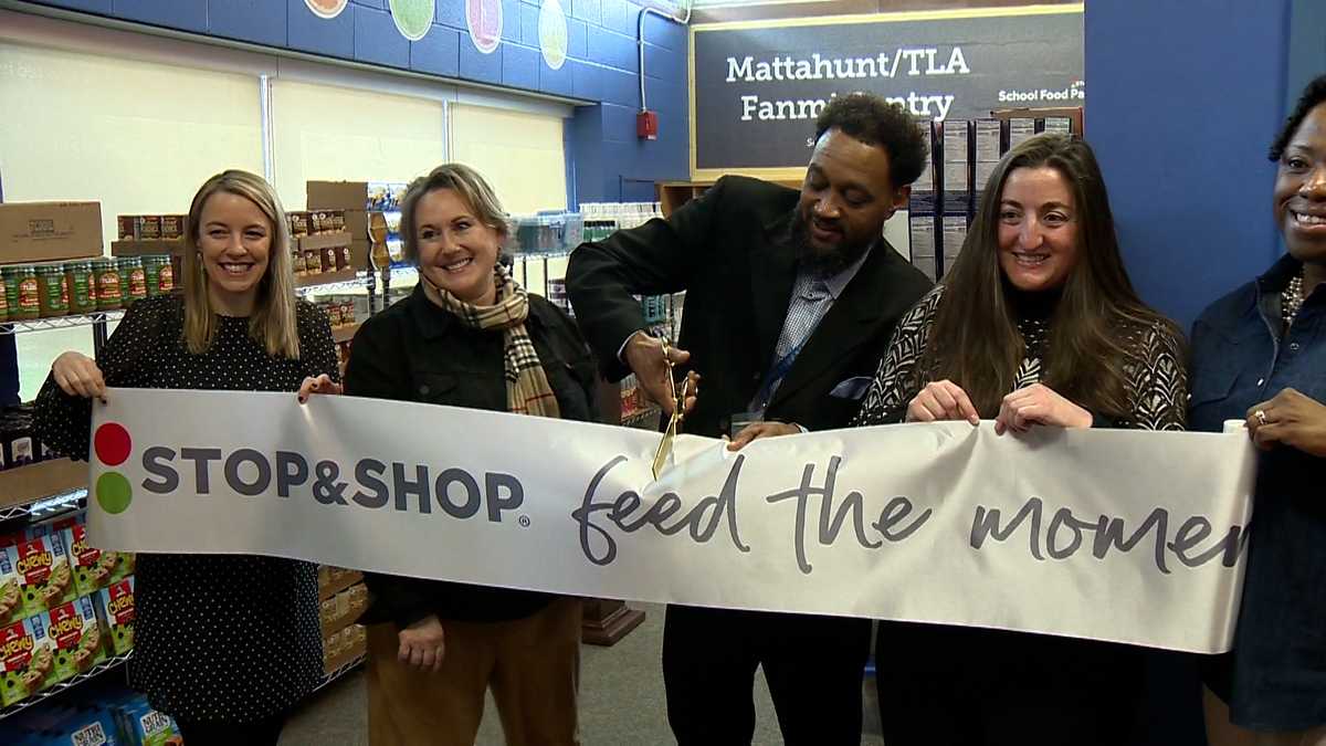 Stop & Shop opens Boston's 17th in-school food pantry