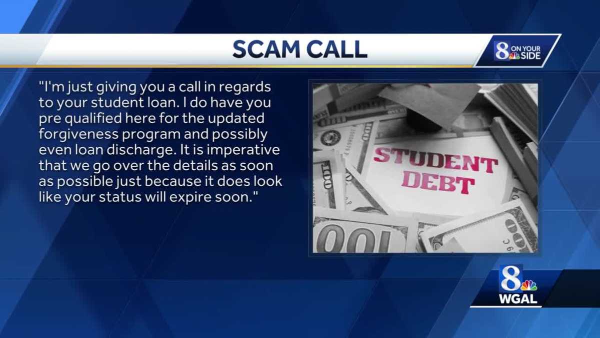 Scammers take advantage of student loan forgiveness plan