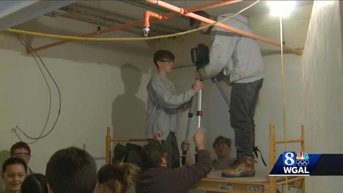 Pequea Valley students help turn basement of old school into living ...