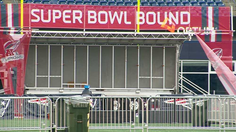 Patriots fans ready for Super Bowl send-off rally