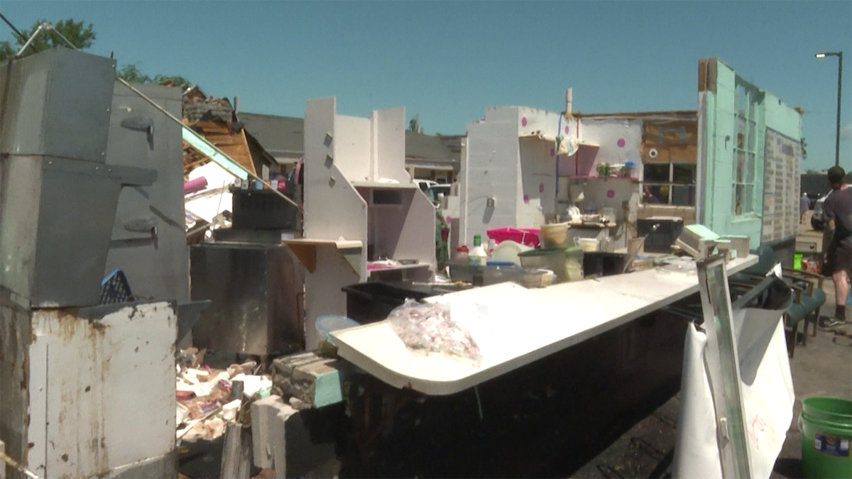 Susie Q Malt Shop destroyed by tornado