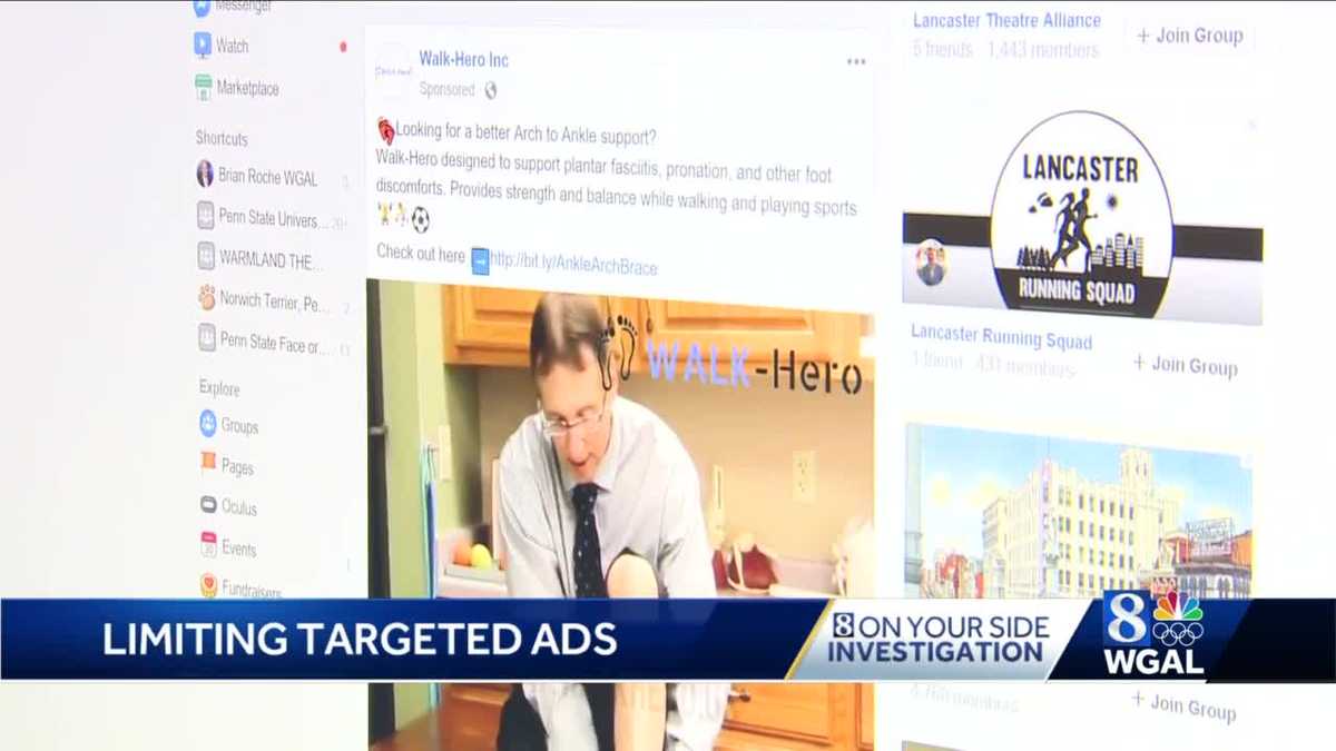 You might be able to limit targeted ads on social media