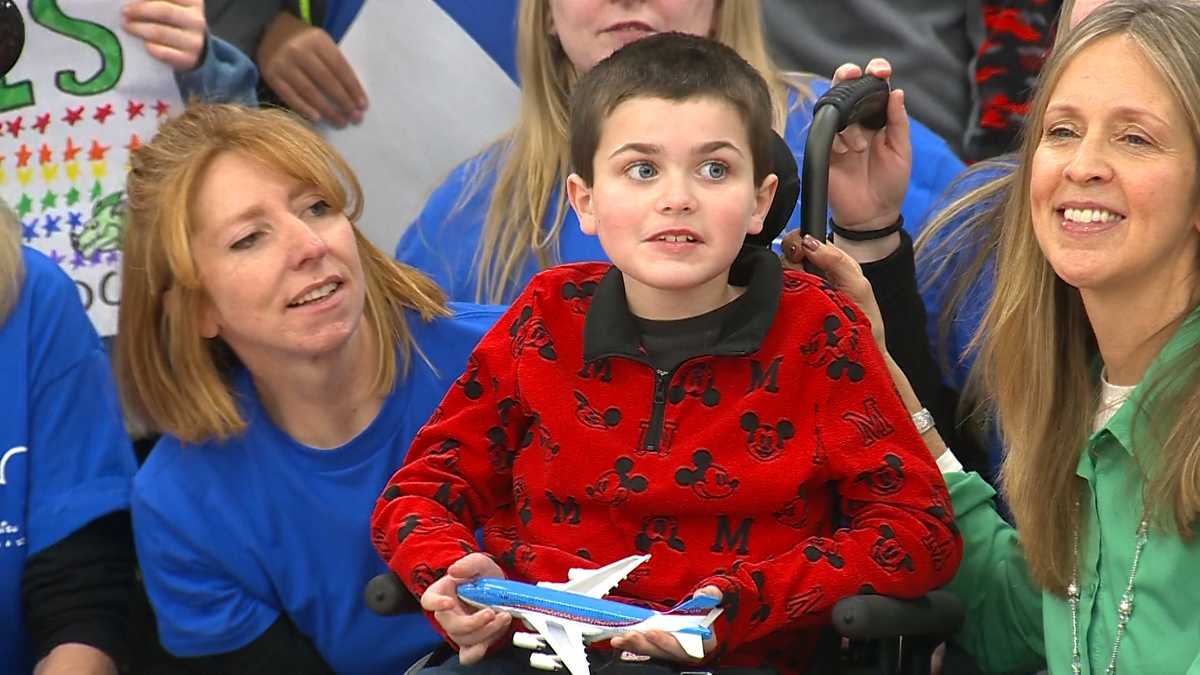 Mass. boy with muscular dystrophy gets Disney World wish granted
