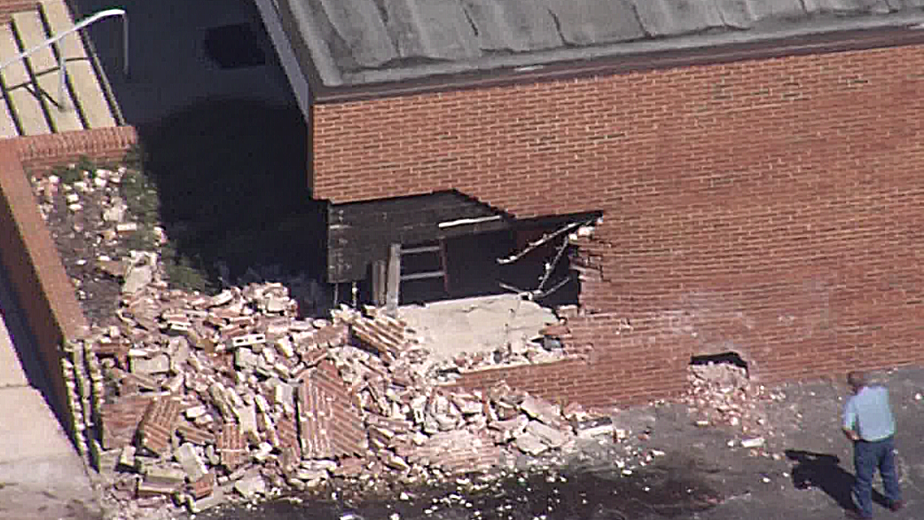 Truck crashes into brick building in Holy Hill leaving 1 dead