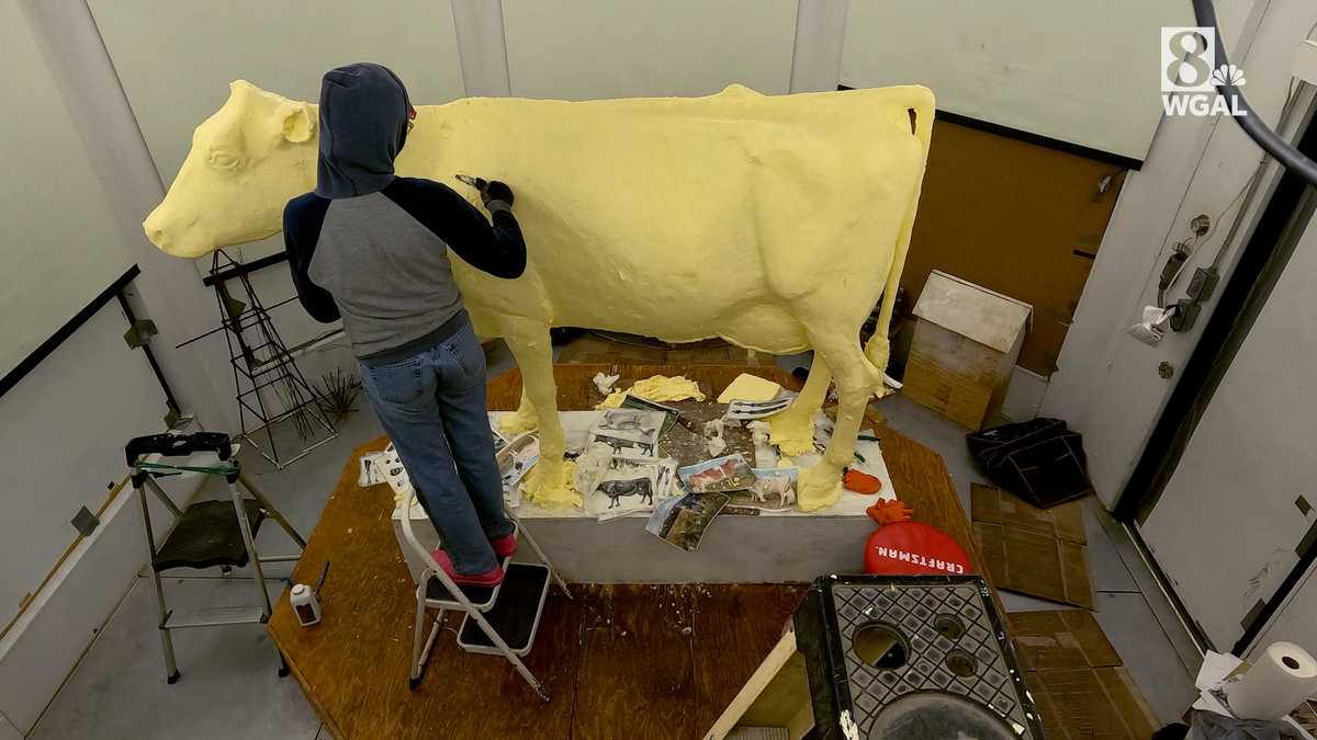 Pennsylvania Farm Show butter sculpture time-lapse