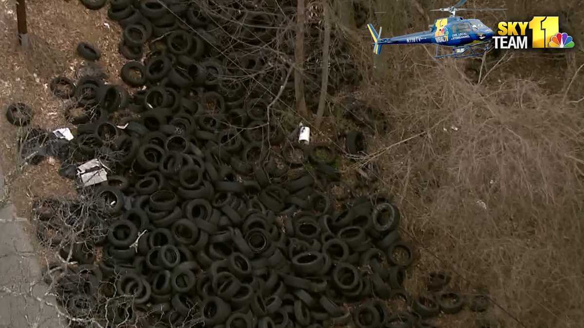 Exclusive videos shows massive dump of tires in SW Baltimore