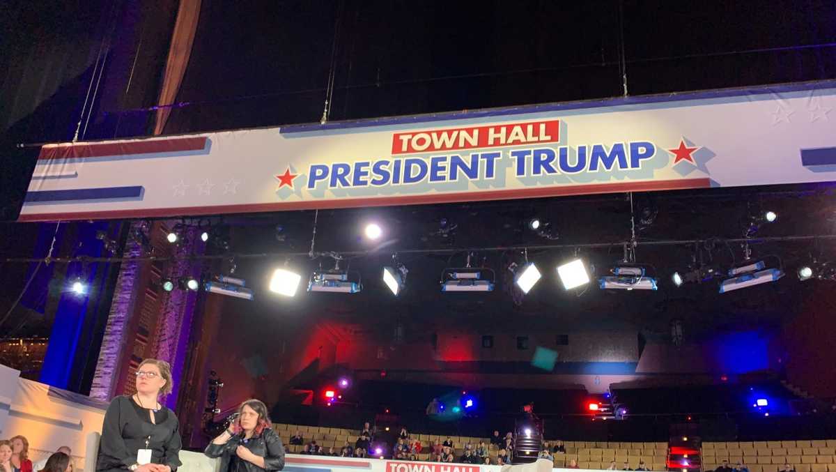 President Donald Trump in Scranton for campaign event