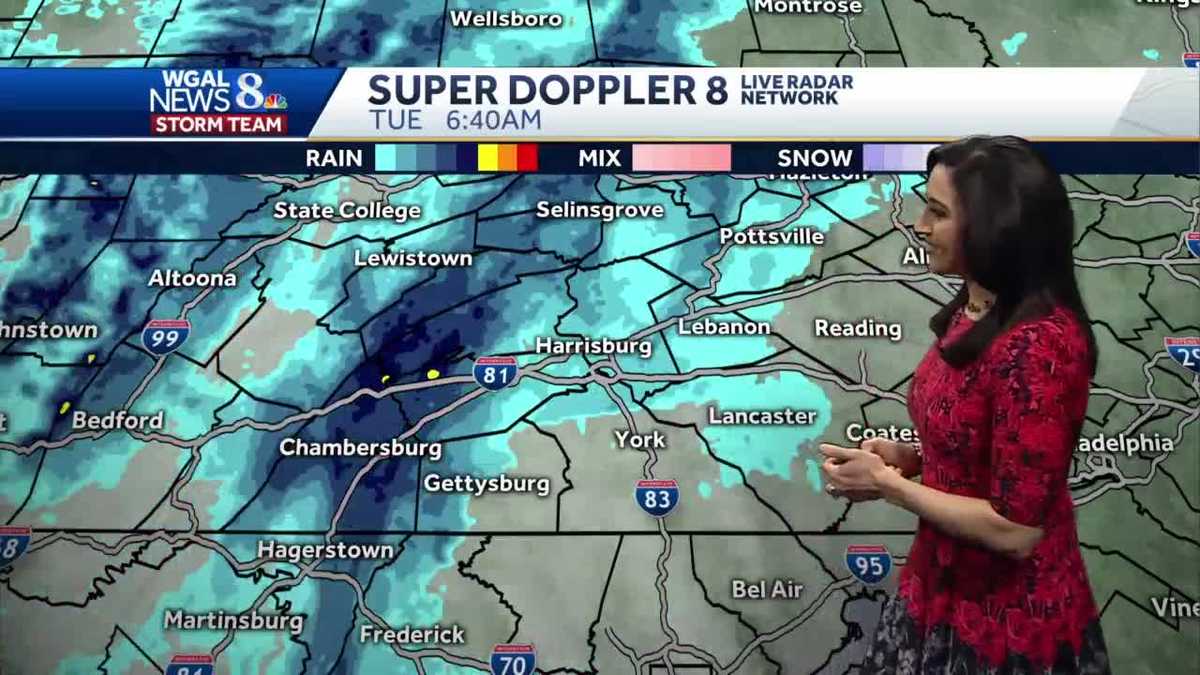 CENTRAL PA. FORECAST - A change in the weather