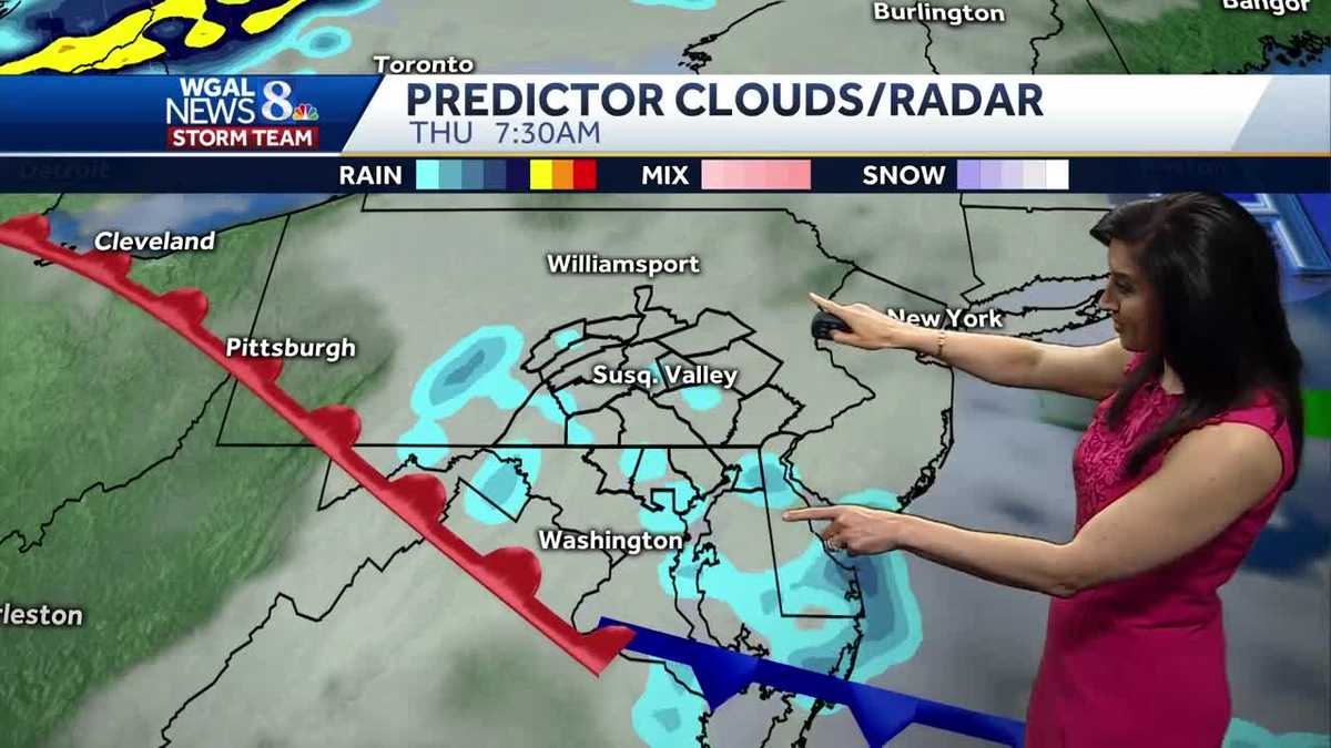 Central Pa. weather: Shower chances increases as week goes on