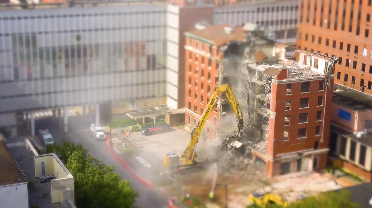 UAB genome research building demolition Kracke Pittman