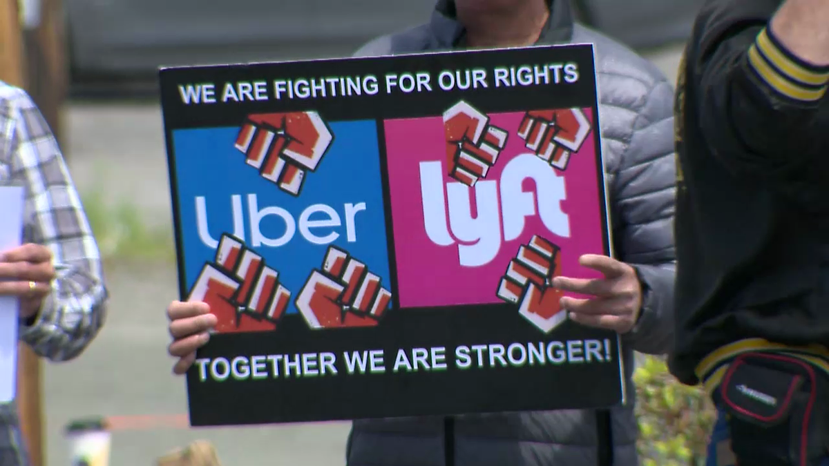 Uber, Lyft drivers protesting for higher wages, refuse to offer rides ...