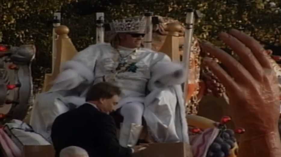 Val Kilmer reigns as Bacchus in New Orleans video