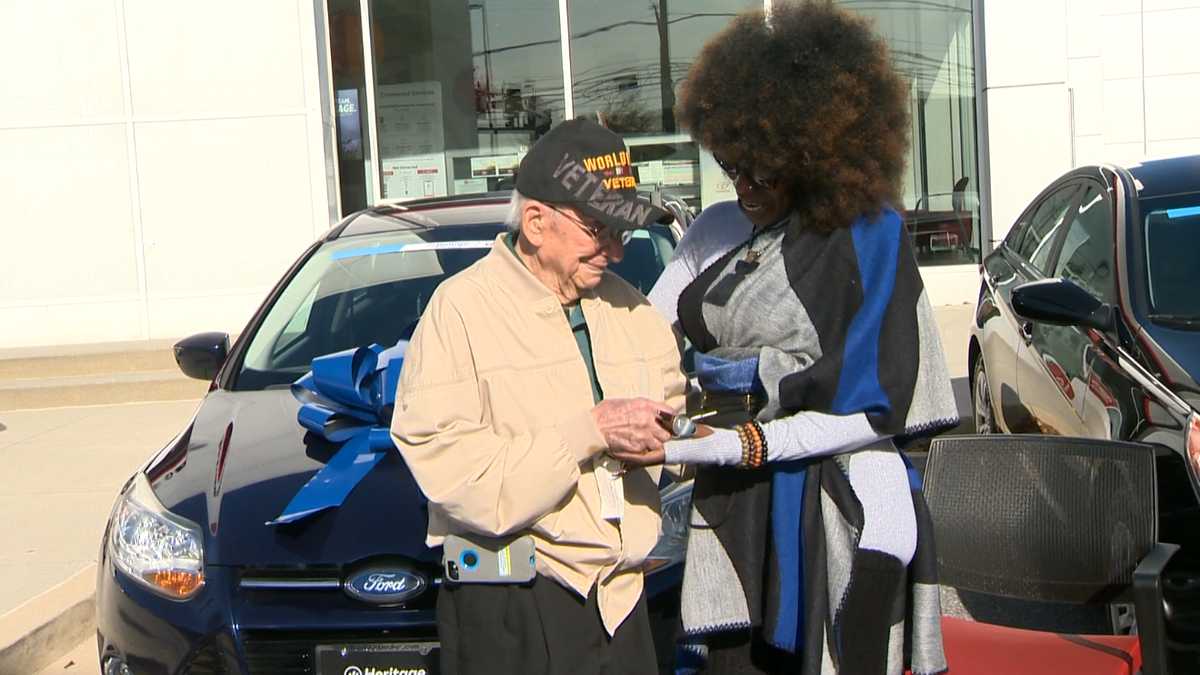 Maryland military veterans gifted new cars