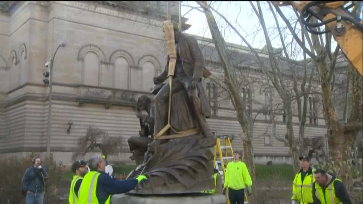 After more than 100 years, the Stephen Foster statue in Oakland has ...